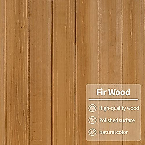 MCombo Large Outdoor Storage Cabinet with Folding Table, Oversize Garden Tool Shed with Shelves, Tall Outdoor Storage Shed with Lock for Patio and Yard (35.4x23.6x74 inch) 1965 (Natural)