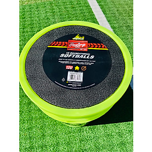 Rawlings | NC12BB Fastpitch Softballs & Bucket | 12" | 18 Count