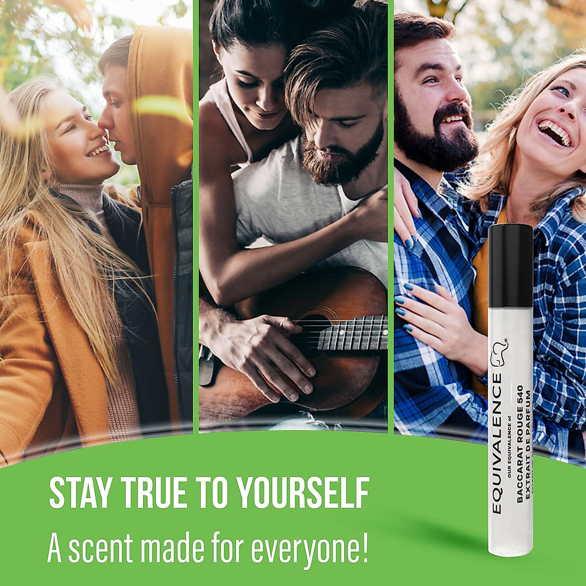 EQUIVALENCE of Baccarat Rouge 540 Extrait de Parfum - Long Lasting Daily 12-14 Hours Perfume Oil Concentrated Spray for Men, Women, All Skin Types – 99% Same Fragrance-large bottle not included