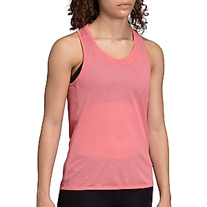 adidas Women's Response Light Speed Running Tank Top (M, Shock Red)
