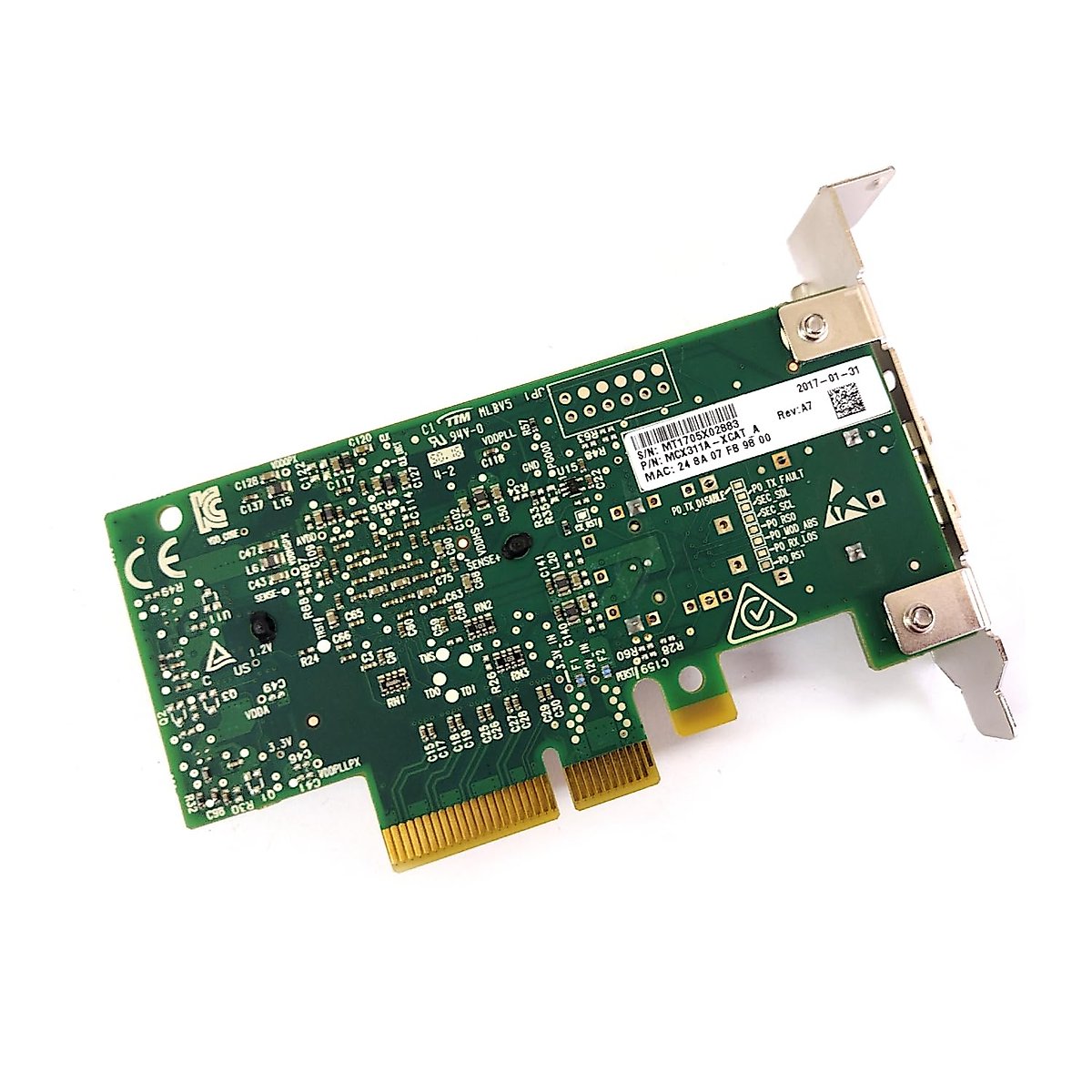 Mellanox MCX311A-XCAT ConnectX-3 EN Network Adapter PCI Express 3.0 x8 Fibre Channel Over Ethernet (FCoE)