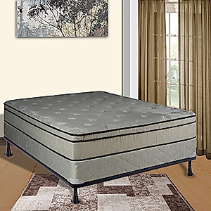 Continental Sleep Victoria King Mattress With 11" Euro Top Orthopedic Mattress- Cozy Teddy Bear Fabric