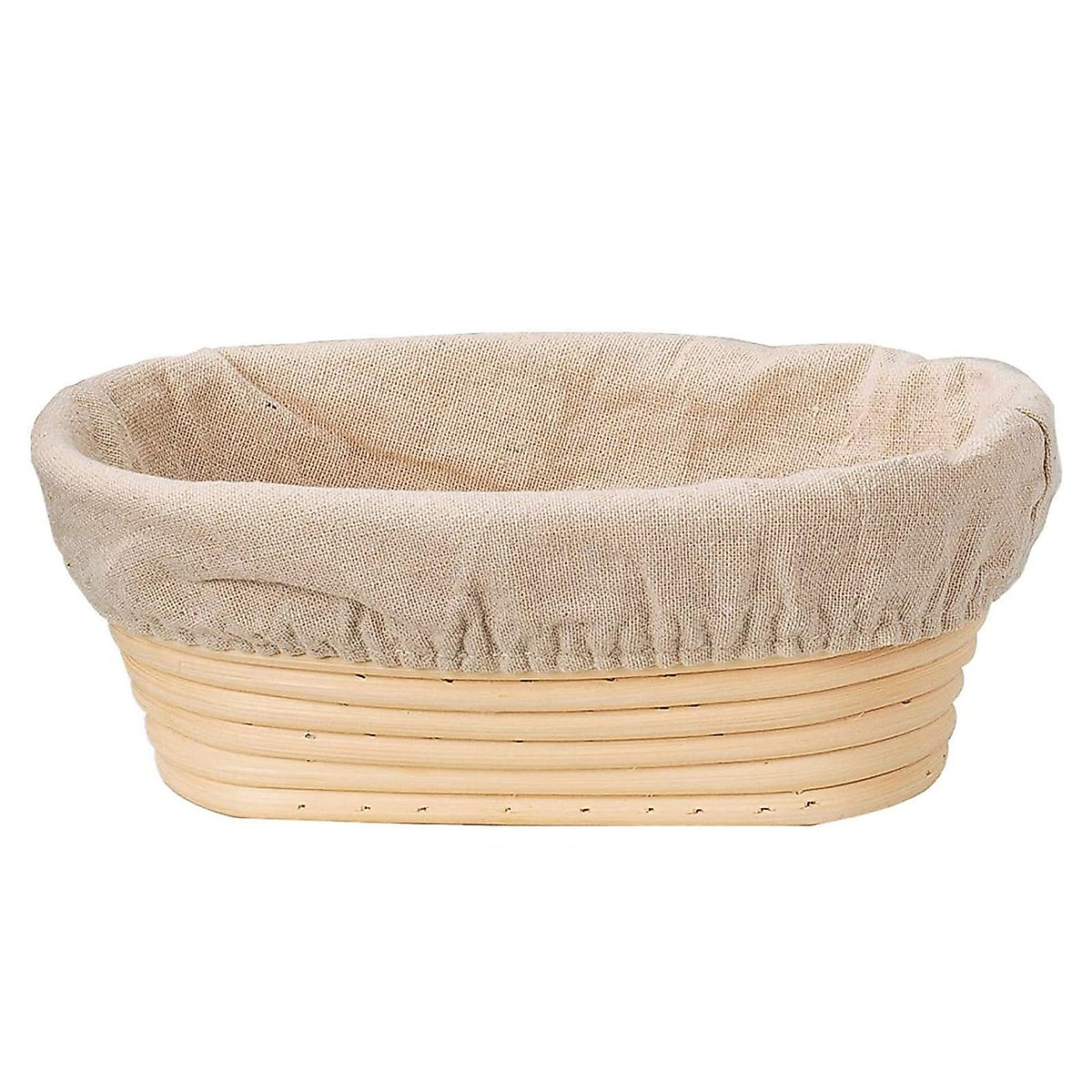 D-GROEE Pastry Proofing Basket Liner Bread Making Basket Cloth Liner Baking Supplies Food Grade for Home 17cm