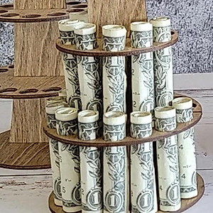 2024 Graduation Gift Money Holder Graduation Money Cake,Unique Gift Ideas for Graduation (white)