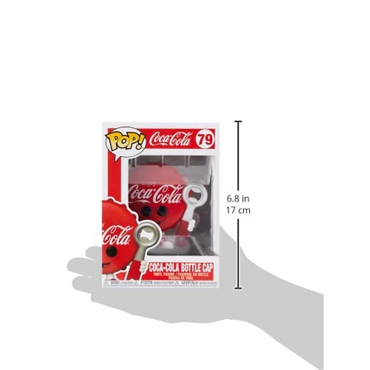 Funko Coca-Cola Bottle Cap Coke Bottle Cap - Collectible Vinyl Figure - Gift Idea - Official Merchandise - for Kids & Adults - Model Figure for Collectors and Display