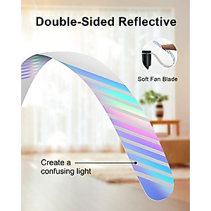 Edvision 2 Pack Food Fan for Table, 2000mAh USB Powered Rechargeable Food Fan, Portable Fan with Flexible Goose-Neck and Soft Blades, Quiet Table Food Spinner for BBQ, Picnic, Patio, Parties, Outdoor