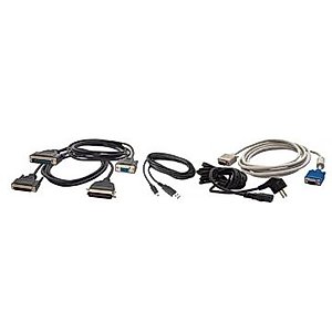 Honeywell 52-52562-3-FR Cable for Vuquest 3330g Imaging Scanner, RS232, DB9, 5V, 2.9M Length, Straight, External I/O, Black