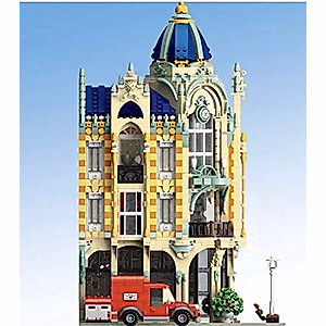 General Jim's Corner Post Office Modular Building Set - 3-Story Design with Post Office, Art School, Pottery Studio, Red Mail Truck & Realistic City Details for Architecture Lovers