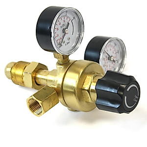 Argon CO2 Regulator Gauges CGA580 & 48" Hose Fits Miller Mig Tig Welders