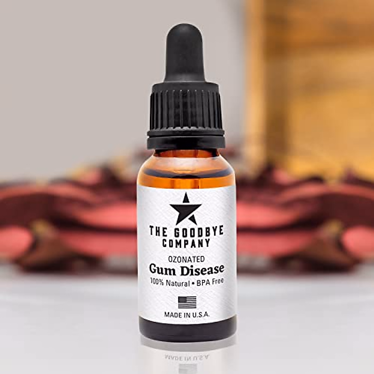 The Goodbye Company Ozonated Gum Disease Treatment - Effective and Natural Home Remedy for Treating Oral Gum Disease and Gingivitis - 100% Pure Neem and Clove Essential Oils for Complete Oral Health