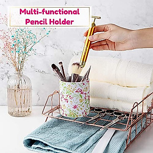 VIBRANZ LAB Pen Holder for Desk Cute Pencil Holder for Desk Makeup Brush Holders Pen Organizer for Desk Cute Stationary Organizer Makeup Brush Organizer Desk Organizers and Accessories Pencil Cup