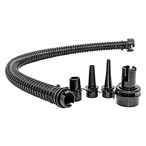 Airhead High Pressure Air Pump, 120V, Quickly Inflates/Delates Tubes, Boats, Rafts, Yellow/Black