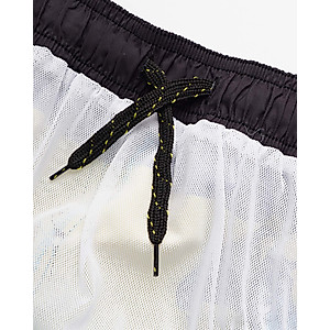 WARNER BROS. Boys Batman UPF 50+ Swim Trunk Shorts - Batman and Justice League (Toddler/Boys), Size 2T, Batman/Yellow Blue