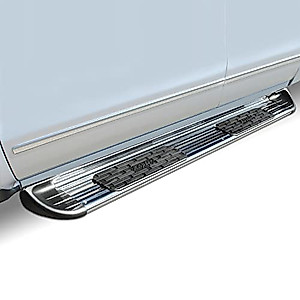 Raptor Series 7 inch Stainless Running Boards Side Steps for 04-14 Ford F-150 SuperCab/Extended Cab