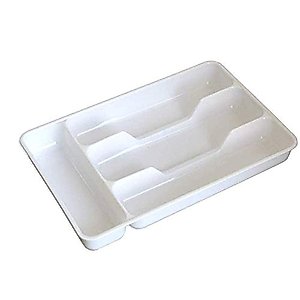 LiangTing Pack of 2 Small Silverware Tray ,Cutlery Tray, Keeps forks and spoons perfectly stacked