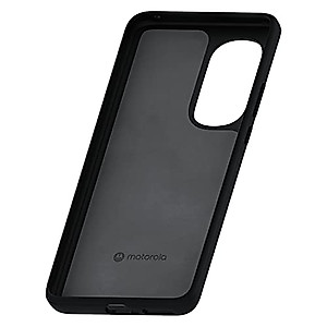 Motorola Moto Edge (2022) Soft Protective Case- Slim Fit- Silicone Coated Exterior, Microfiber Interior Lining, Precision Cutouts, Shock Absorbing Covers- Black [NOT for Edge Plus 2022]
