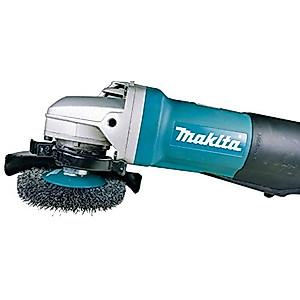 Makita 1 Piece - 4 Inch Crimped Wire Wheel Brush For Grinders - Light-Duty Conditioning For Metal - 4" x 5/8-Inch | 11 UNC