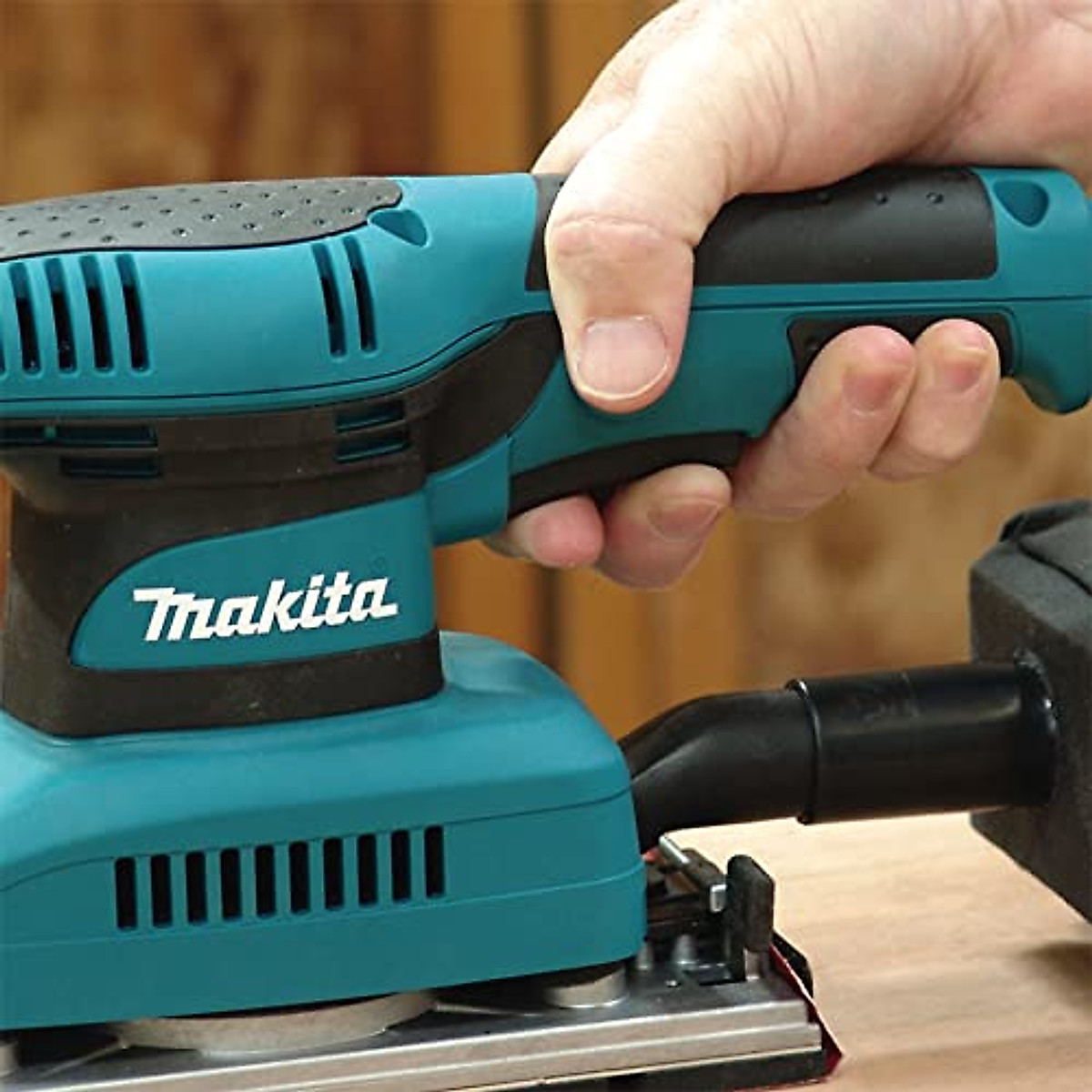 Makita Sheet Finishing Sander, 1/3 In, 1.7 A, Teal (BO3710)