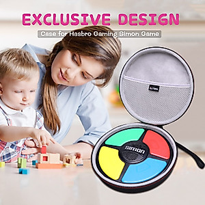 LTGEM EVA Hard Storage Case for Hasbro Gaming Simon Handheld Electronic Memory Game Toy(Case only!)