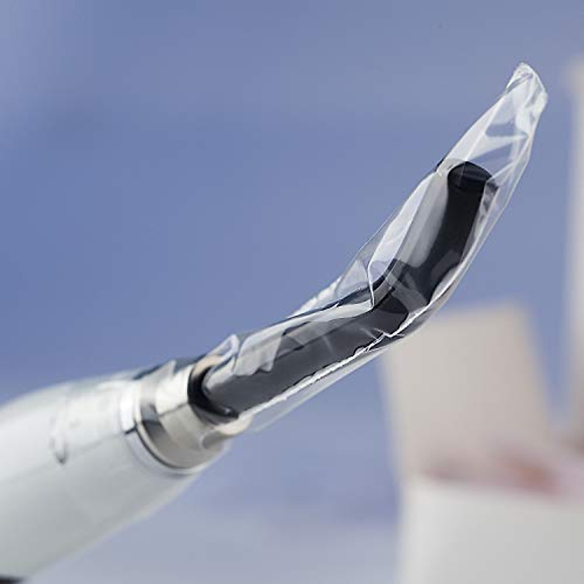 JMU Dental Curing Light Guide Sleeves, Disposable Implant Protective Cover Fits 11 mm Tip, 4.3 x 1 inch, 200 Pieces