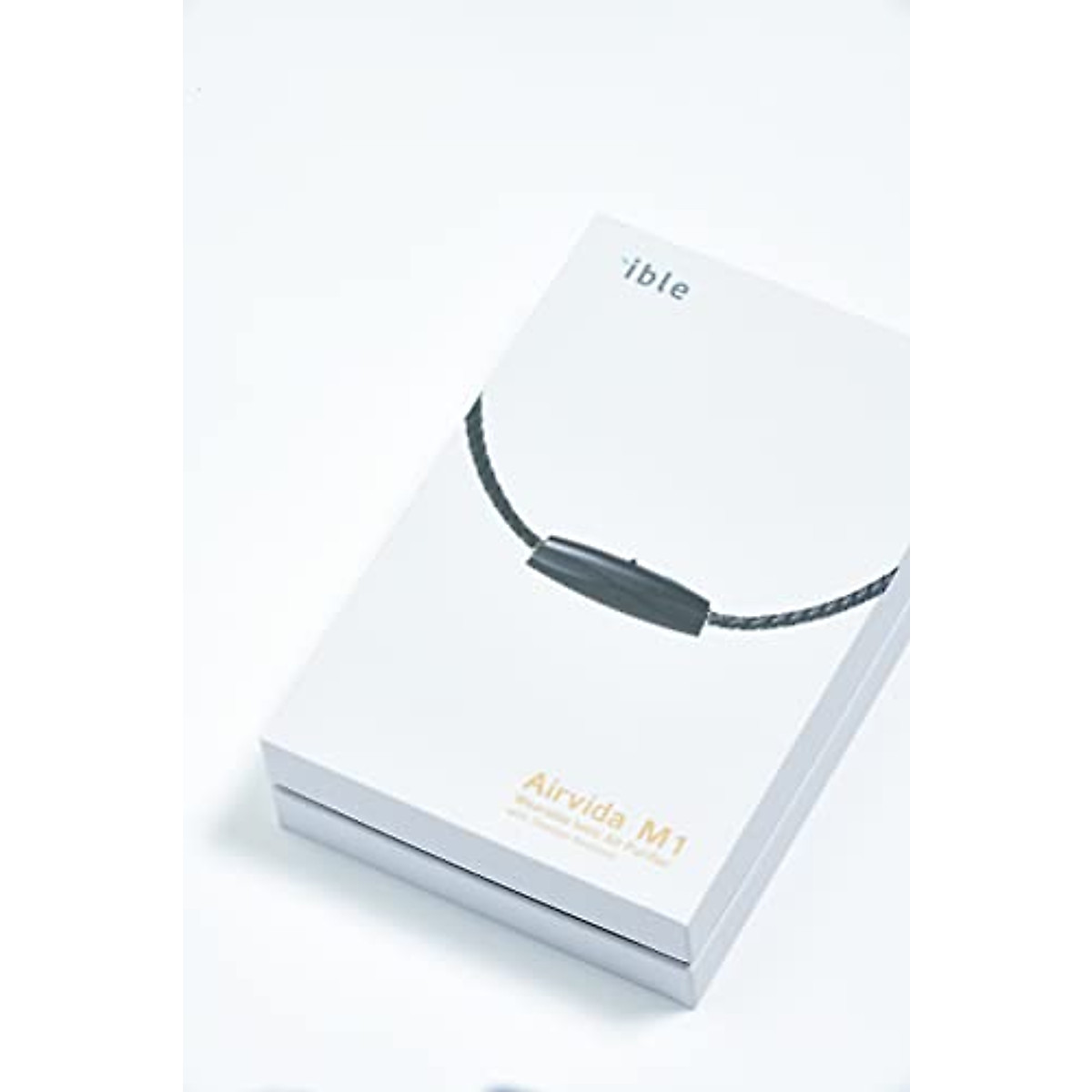 Airvida M1 Wearable Ionic Air Purifier (17.7 inches, Black)| Titanium Necklace& Collar Clip| 99% removal rate verified by 3-party labs| USB rechargeable| Small, portable for everyday& travel