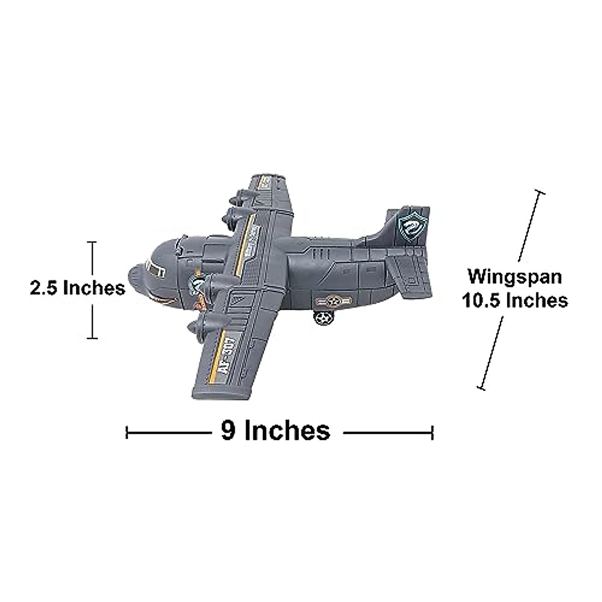 Toy Aircraft Carrier Army Men with Cargo Plane 18 Warplane Fighter Jets and 6 Extra Military Vehicles