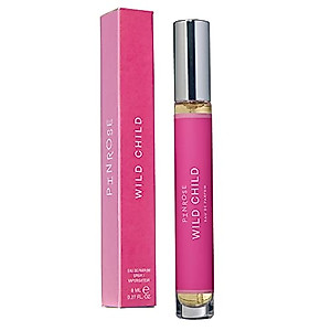 PINROSE Perfumes Wild Child - Eau de Parfum Travel Spray for Women - Clean, Vegan, Cruelty-free, and Hypoallergenic Scent with Essential Oils - Notes of Tiare Flower, Jasmine, Vanilla and Bergamot