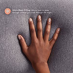 Frida Mom Adjustable Keep-Cool Pregnancy Pillow, U,C,L, and I Shaped Full Body Maternity Pillow for Comfortable Sleep, Support for Belly, Hips + Legs, Cooling for Pregnant Women, Grey