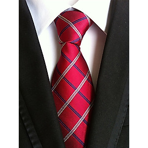 YanLen Lot 9 PCS Classic Men's Tie Necktie Woven JACQUARD Neck Ties