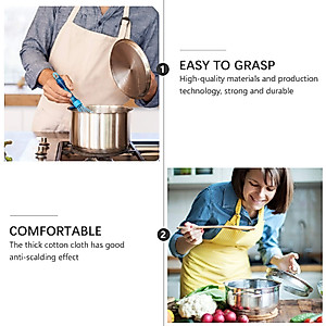 2PCS pot hat Heat- insulated Pot Caps Triangle Pot Caps Pot Cover Handle Caps Pot Cover Handle Covers household gloves small oven mitts silicone oven mitt mittens casserole cotton