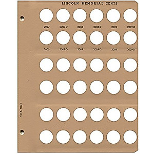 Dansco US Lincoln Memorial Cent Coin Album 1958 - 2009 #7102