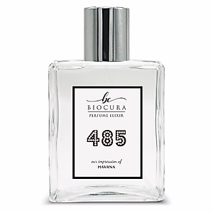 BIOCURA BC Perfume 485 Inspired by Havana For Men Replica Fragrance Dupes Eau de Parfum Spray Bottle 3.4 Fl Oz/100ml-X1