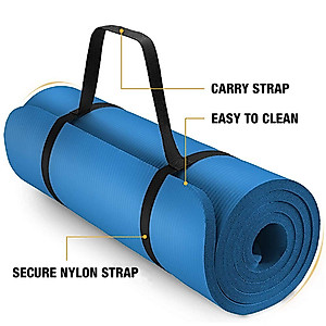 Vandue AUM High-Density HD Foam Tech Yoga Exercise Mat - 72" x 24" x 0.4" (Pink)