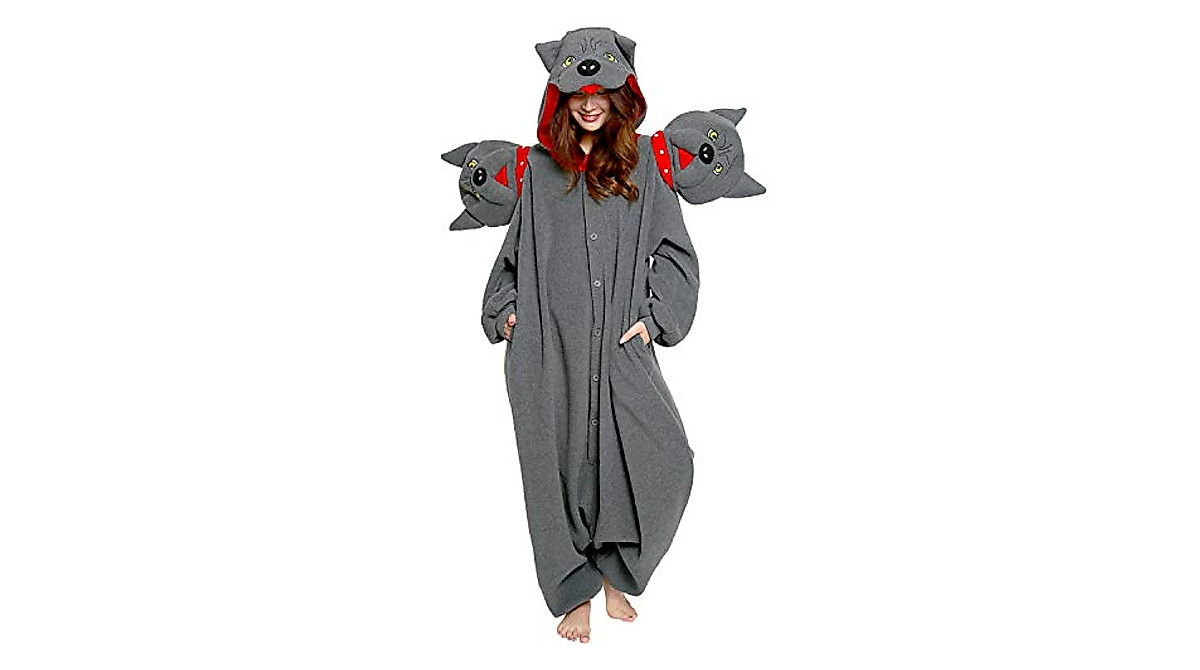 SAZAC Cerberus Kigurumi - Cozy Halloween Costume
