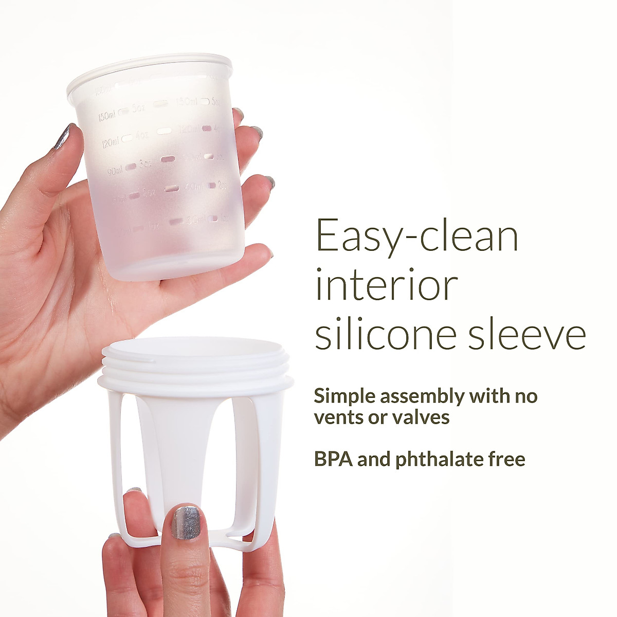 Kiinde Active Latch Silicone Baby Bottle, Anti Colic, Leak Proof, Easy to Clean, Includes 2 Medium Flow Active Latch Nipples with Covers, 4 Ounce, 2 Count, Pink