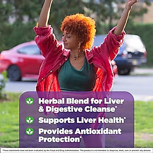 Natrol Milk Thistle 525 mg per serving, Dietary Supplement for Digestive Health, Milk Thistle Supplement, 60 Capsules, 30 Day Supply