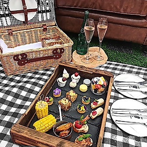 8ft Picnic Table Covers with Bench Cover 96"x30" , 8 Foot Tables Picnic Table Cover 3-Piece Set Flannel Backing Elastic Edge Waterproof Wipeable Plastic Cover for Indoor Outdoor Patio