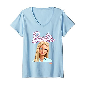 Barbie Dreamhouse Adventures Barbie Portrait V-Neck T-Shirt
