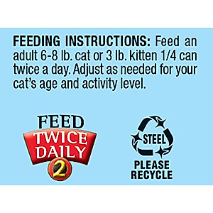 9Lives Meaty Paté With Real Beef Wet Cat Food, 13 Ounce (Pack of 12)