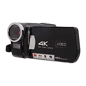 Pomya HD Digital Camera, Infrared Night Vision Recording DV Camera, Handheld 4K Videos Shooting Cameras, IPS Screen with Storage Bag for Photograph(#3)