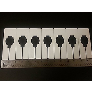 80 Blank Rectangular Size Dividers for Retail Clothing Rack