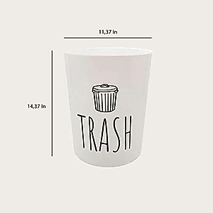 SEDLAV Plastic Office Trash Can, 5 gal (Trash Draw)