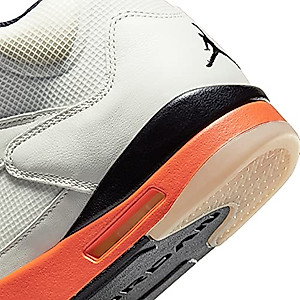 Jordan Men's 5 Retro Shattered Backboard Sail/Orange Blaze (DC1060 100) - 8