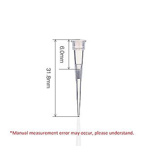 Maccx Disposable Filtering Pipette Tips, Universal Filter Pipette Tips, 960pcs of Vol. 10 μL, Molded Graduation, 96 Tips/Rack x 10 Racks, PTF010-960