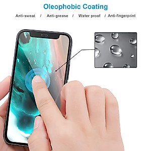 (4-Pack) Tempered Glass Screen Protectors for iPhone 12 Mini 5.4-inch with Back Covers, Akwox 9H Front Screen Protector and Back Screen Protector for iPhone 12 Mini (5.4" Display, 2020)