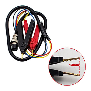 LeTkingok RC3563 Battery Tester, High Precision Handheld Battery Internal Resistance Tester Lead Lithium Nickel Chromium Battery Tester (Standard Probe)