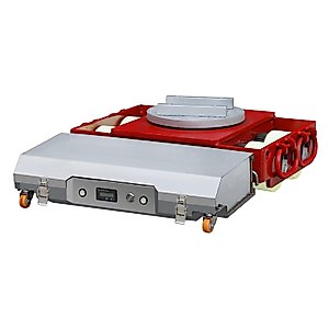 Heavy Duty 30 Ton Electric Machine Dolly Skate, Large Machinery Equipment Transporter, 360° Rotating Wireless Remote Control Machinery Skates Tank Transporter