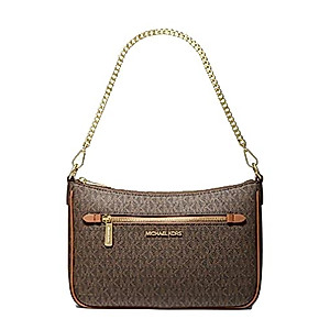 MICHAEL Michael Kors Jet Set Small Logo Chain Crossbody Bag - Vanilla