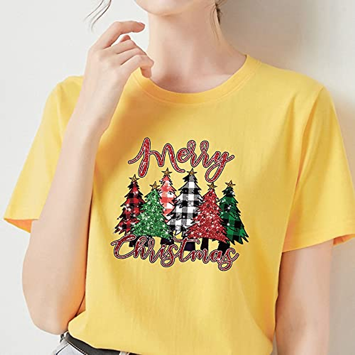 Christmas Heat Transfer Iron on Patches Deer Xmas Tree Car Iron on Vinyl for Fall Winter Christmas Easter Crafts Supplies