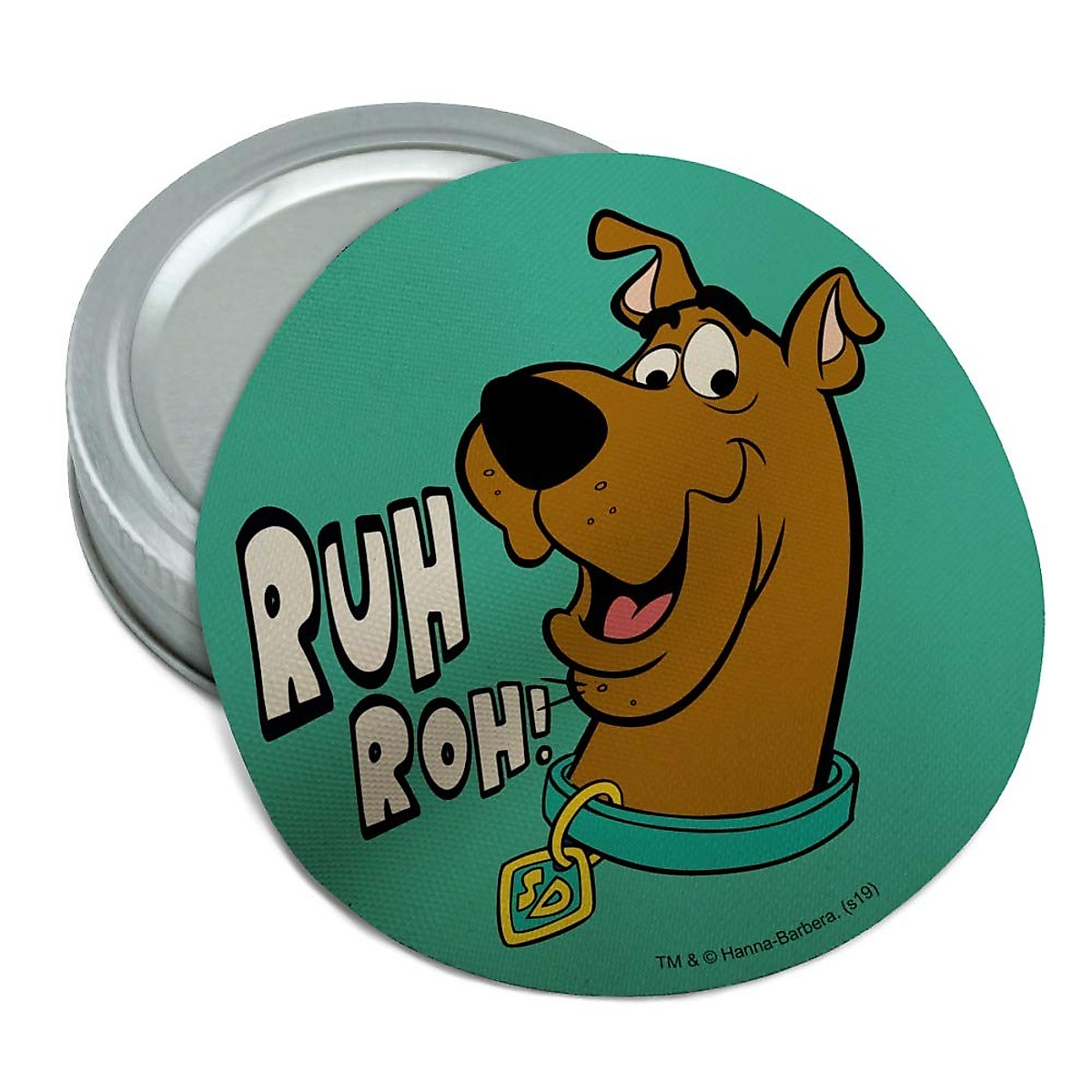 Scooby-Doo Ruh Roh Round Rubber Non-Slip Jar Gripper Lid Opener